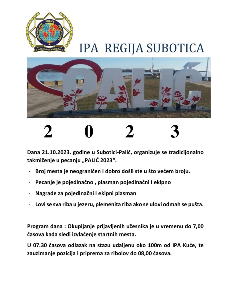 KALENDAR DOGAĐAJA - IPA